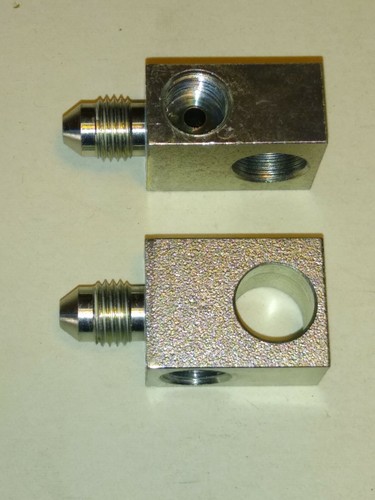 3an to 3/8-24(3/16) inverted flare side ports rear ends brake fitting ...