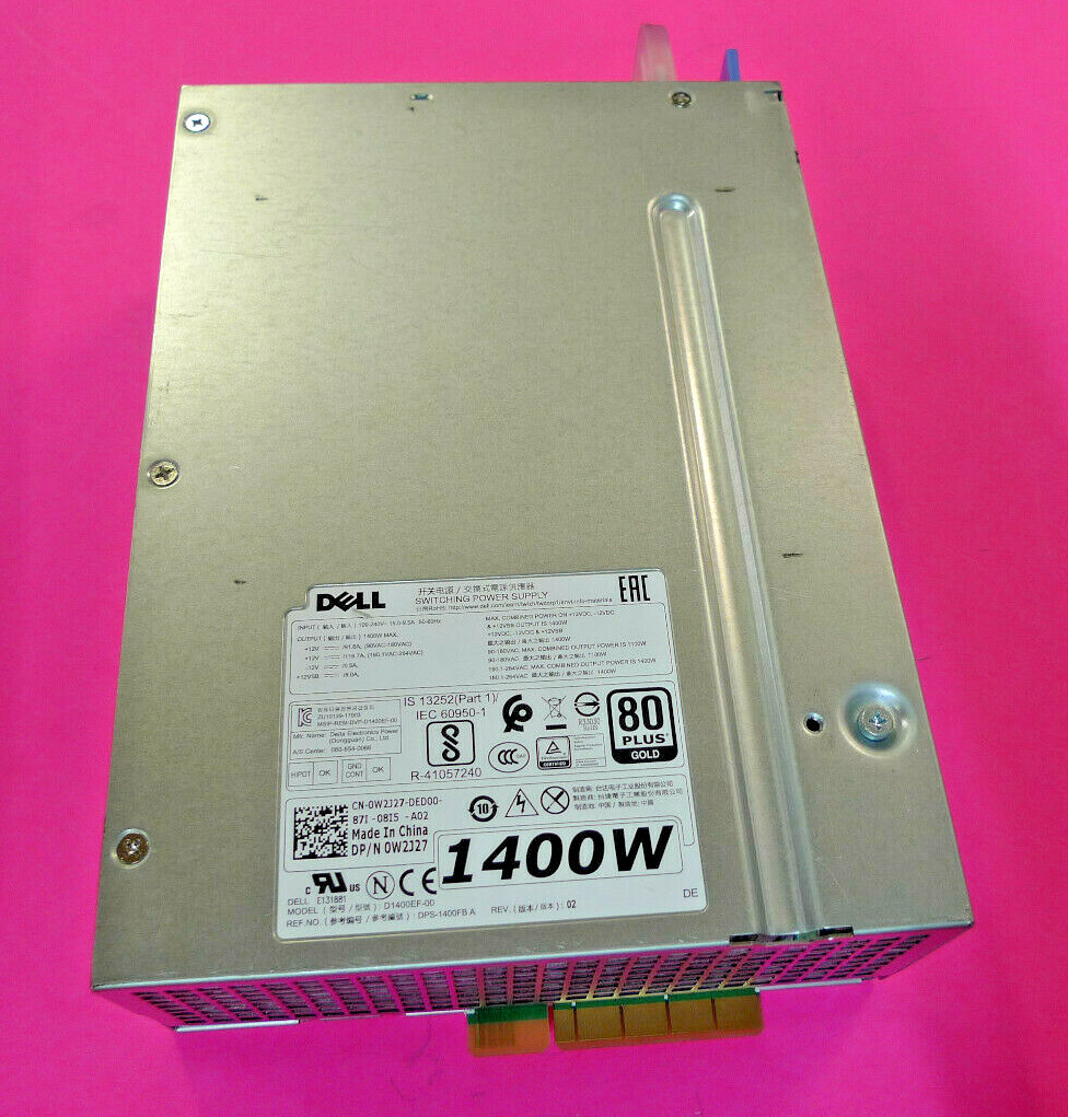 Genuine Dell Precision T7920 1400W Power Supply D1400EF-00 W2J27 | eBay