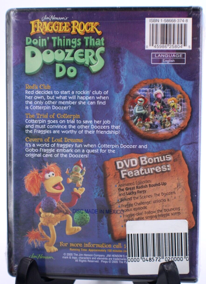 "Fraggle Rock - Doin' Things That Doozers Do" DVD, 2005 Brand New ...