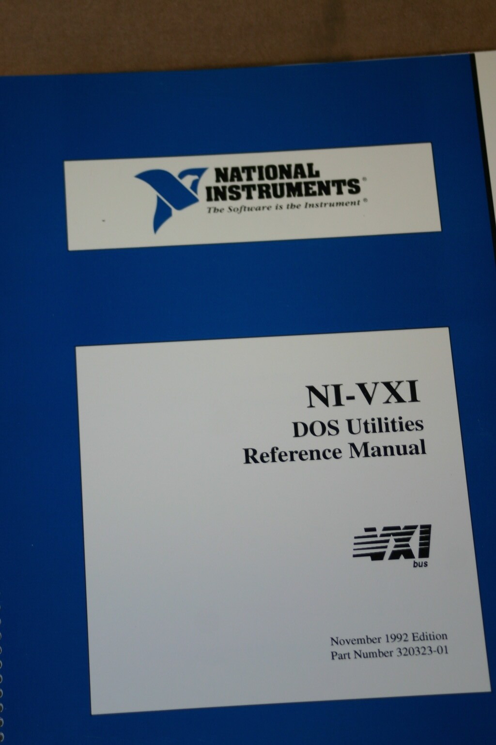 National Instruments NI-VXI DOS Utillities Reference Manual | eBay