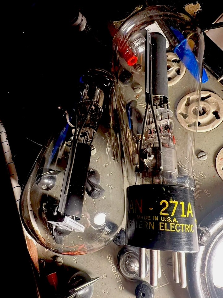 Pair Tube 271A Early Western Electric Triode Globe Large Power ...