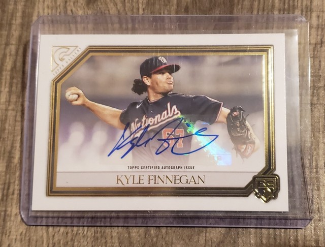 2021 Topps Gallery - Rookie Autographs #RA-KFI Kyle Finnegan (AU, RC ...