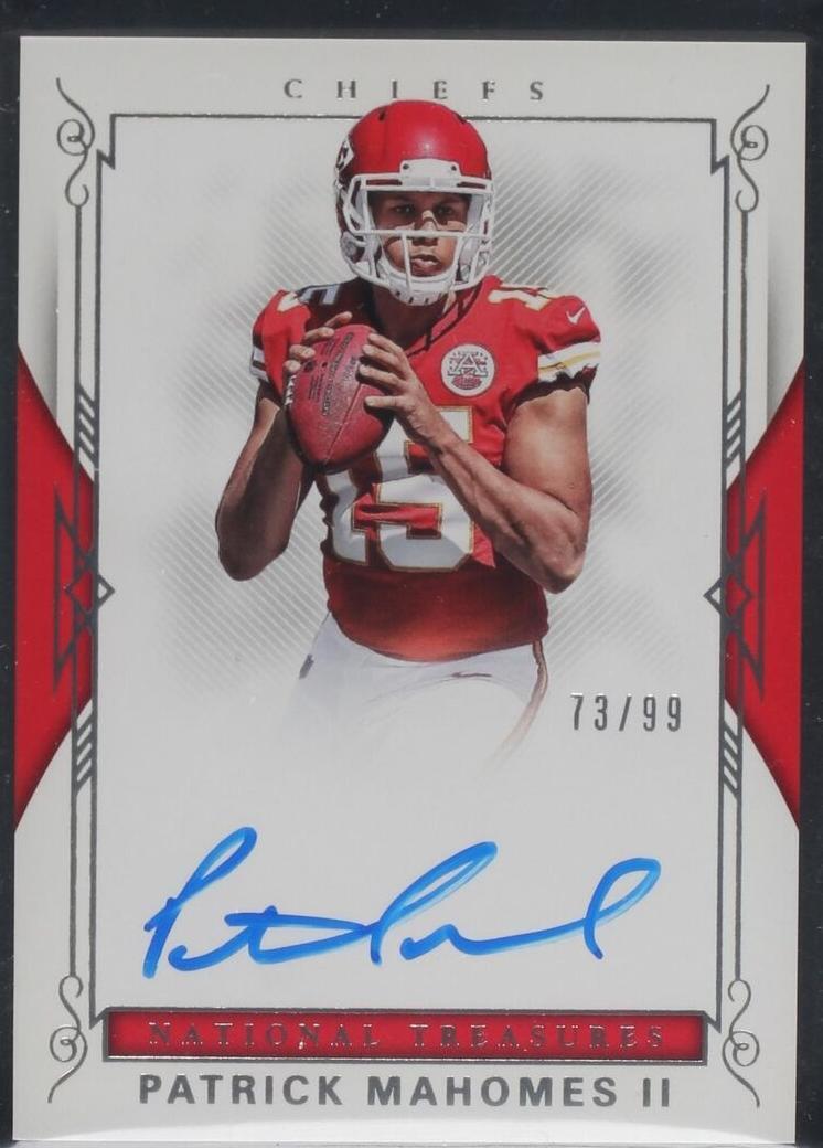 2017 Panini National Treasures - Rookie Signatures Rps Patrick Mahomes ...