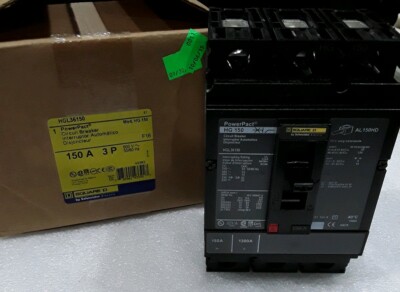 HGL36150 SQUARE D 600V 150AMP 3POLE MOLDED CASE CIRCUIT BREAKER NEW | eBay