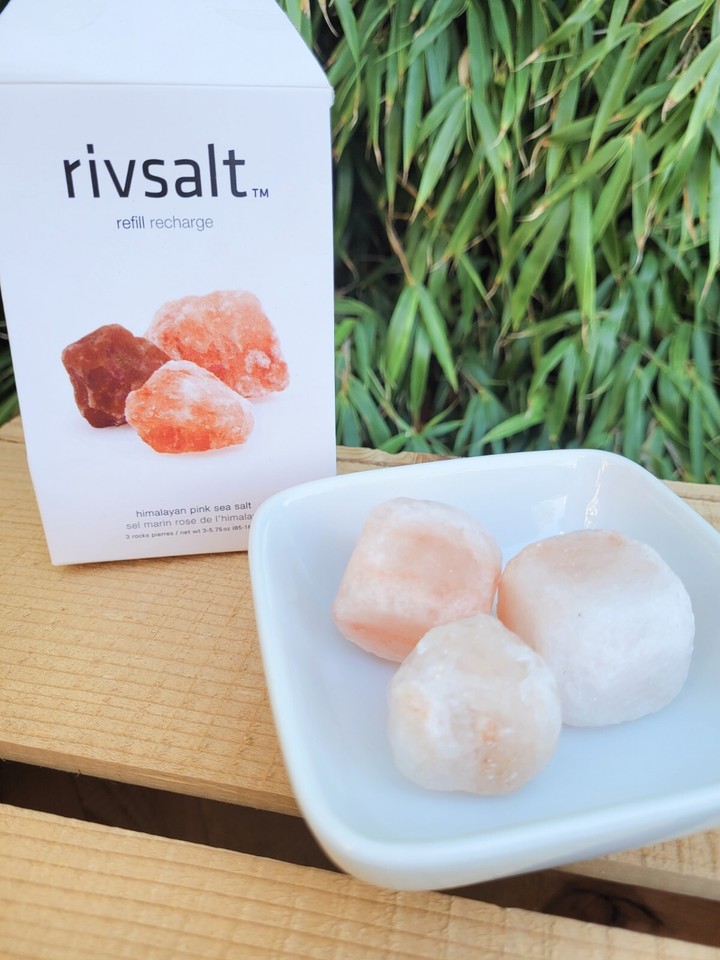 rivsalt 100% Pure Himalayan Salt - Sets of Pink, White, Gray, & Clear ...
