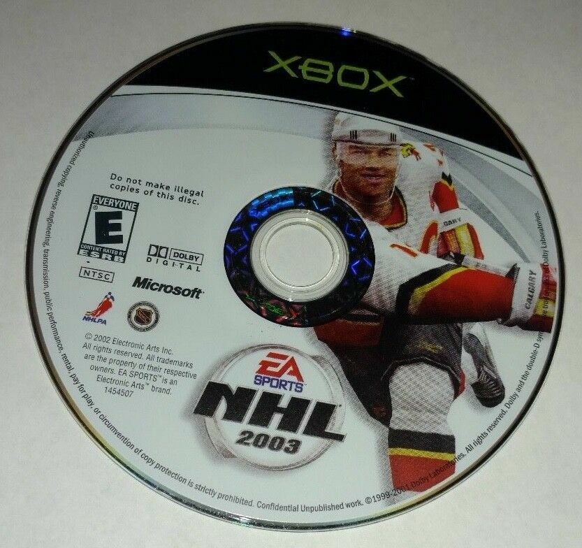 NHL 2003 - XBOX - GAME DISC ONLY - FREE S/H - (B1) | eBay