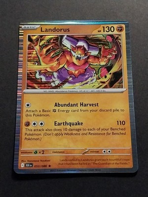 LANDORUS - 053/086 - Pokemon TCG - (Holo Rare) - SV: Black Bolt | eBay