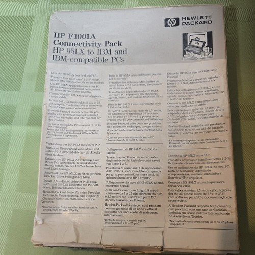HP F1001A Connectivity Pack (95LX) Brand New In Box | eBay