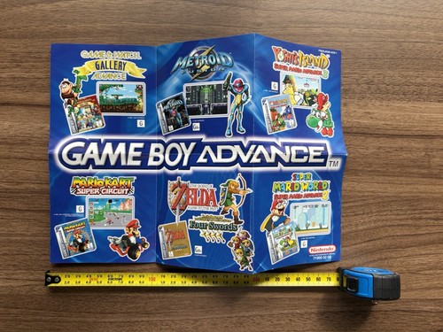 Game Boy Advance - Small Two-Sided Promotional Poster | eBay Australia