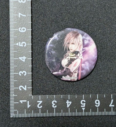 Dissidia Final Fantasy Lightning Can Badge Collectible Pin Used | eBay