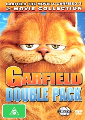 Garfield / Garfield 2 Double Pack DVD 2MOVIES Collection 2DISC SET ...