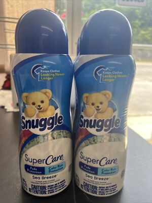 4 Pack Snuggle Super care Sea Breeze In Wash Scent Booster 19oz Bottles ...