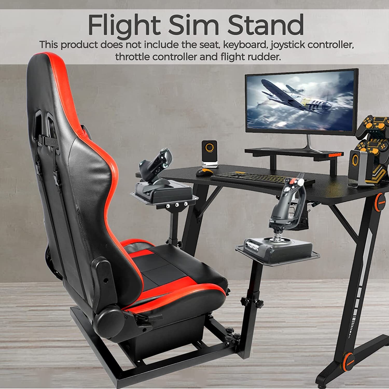 Marada Flight Simulator Cockpit with Seat Frame Compatible for ...