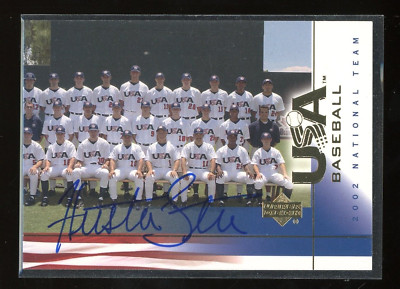2002 Upper Deck USA HUSTON STREET Signed Card autograph AUTO A'S ANGELS ...