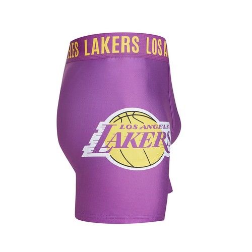 Los Angeles Lakers NBA Mens Performance Boxer Brief Sublimation Active ...