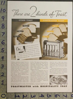 1935 TOASTMASTER KITCHEN BREAKFAST APPLIANCE MCGRAW FOOD MINNEAPOLIS AD ...