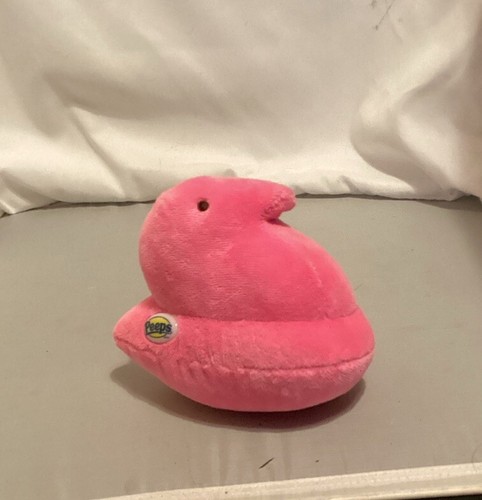 Peeps Pink Stuffed Animal Chick Easter Basket Classic Candy Toy 6" | eBay