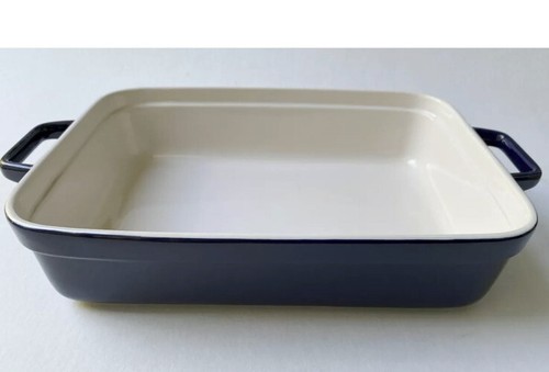 Servappetit Cobalt Blue Stoneware Baker 9 x 13 Inches Rectangular Baker ...