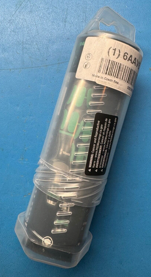 Wera 7445 074710 Hexagon Torque Screwdriver 1/4" | eBay