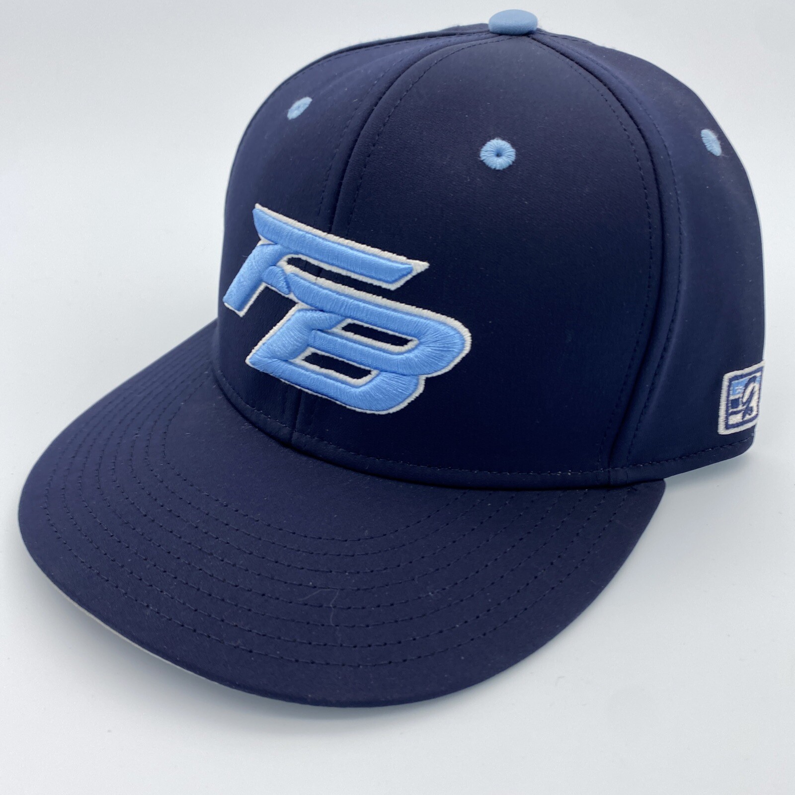 The Game GP500 Navy Blue Pro Shape “FB” Logo Fitted Hat Size 7 1/8 | eBay