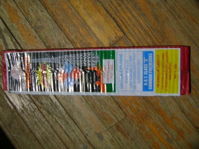 Vintage Thunder Bomb Firecracker Label & Red Wrapper 1 1/2" 100S ...