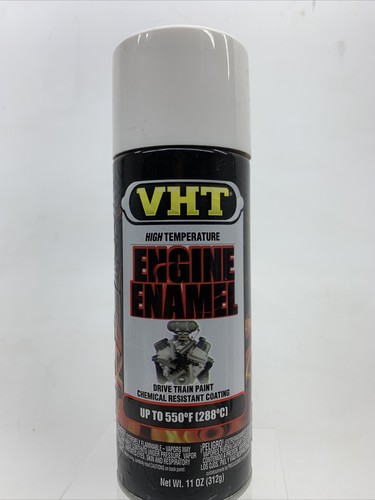 VHT SP129 GLOSS WHITE Engine Enamel High Heat Drive Train Paint - 11 oz ...