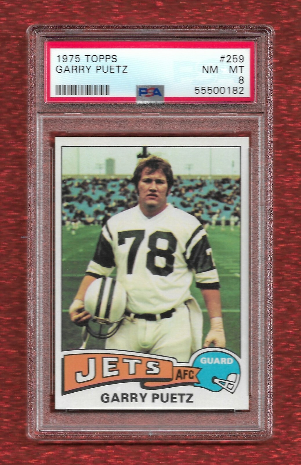 1975 TOPPS #259 GARRY PUETZ PSA 8 NM-MINT ROOKIE RC POP 17 ONLY 79 ...