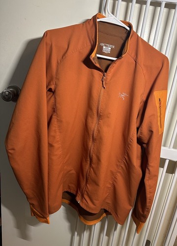 Arc'teryx Accelero Lightweight Reflective Running Jacket Orange Mens Size Medium | eBay