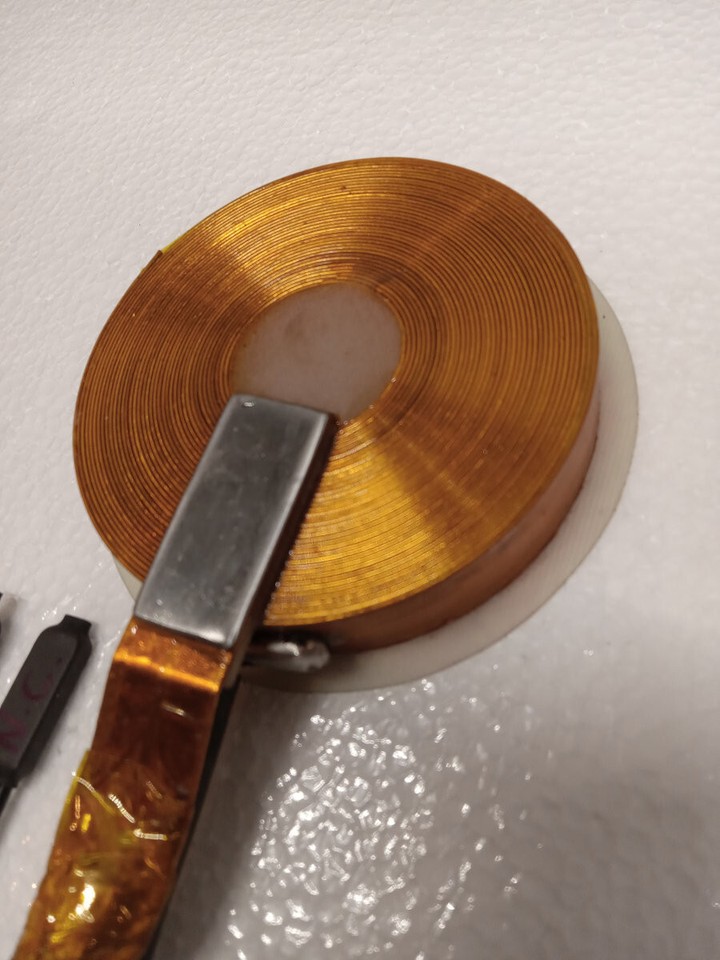 0.6mm PEMF Strip Coil BBMPulser Magnetic Pulser, Copper, 3" with 1" Air ...