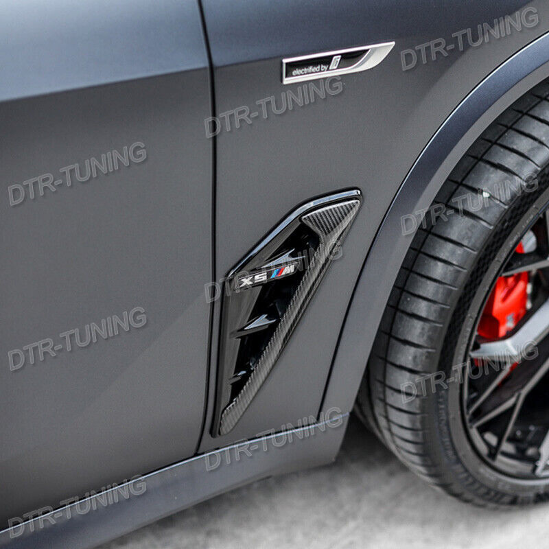 M Carbon Fiber Side Fender Vents Replacement Trim For BMW X5 M G05 F95 ...