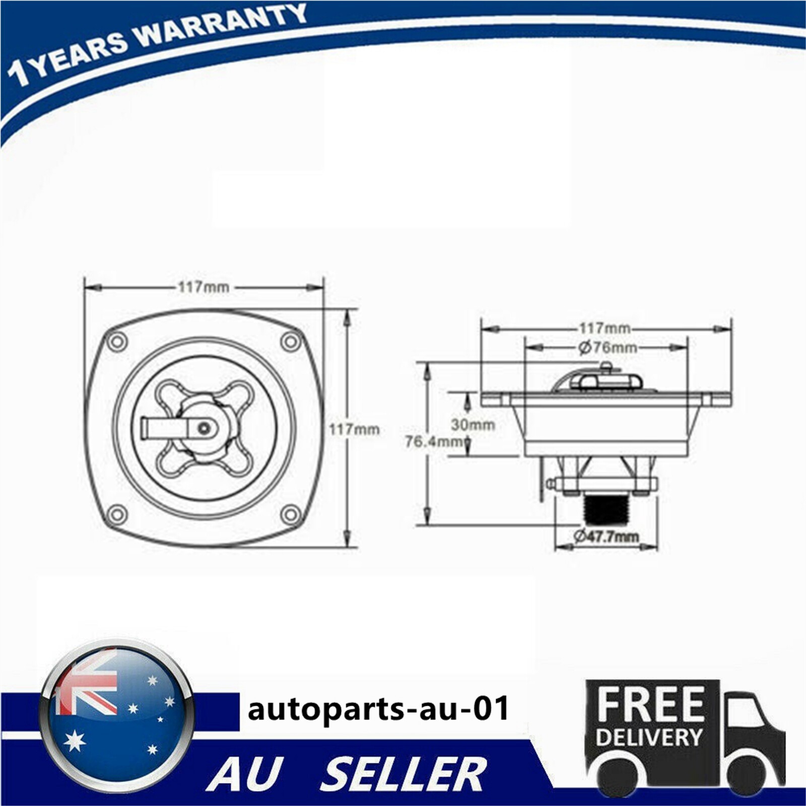New Caravan RV White Mains Water Inlet With Pressure Regulator Filler ...