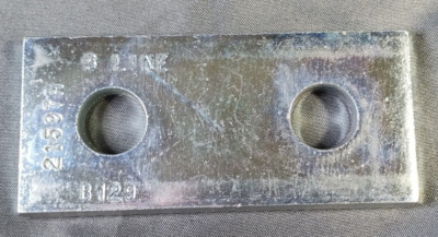 Eaton Cooper B-Line B129 ZN 2H Splice Plate, Lot of 4 | eBay