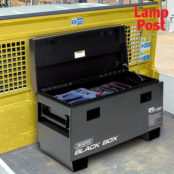 Draper 05543 Black Box Contractors Tool Secure Storage Box ...