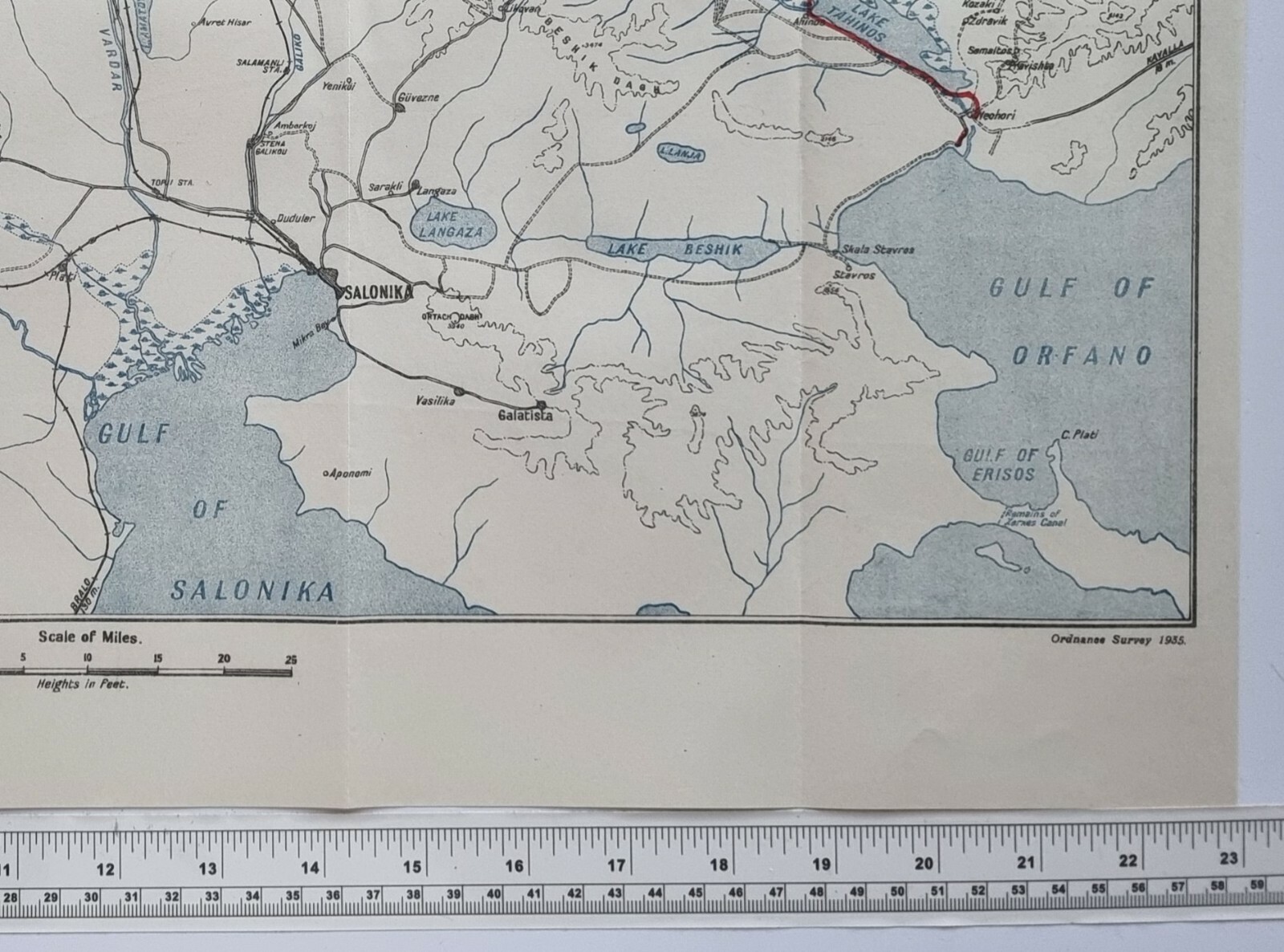WW1 MAP MACEDONIA MONASTIR DOJRAN STRUMICA ALLIED FRONT SERES | eBay