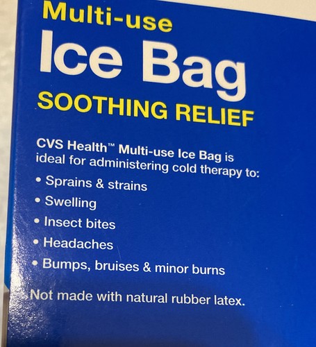 CVS Health Multi-Use 6-Inch Ice Bag w/ Cap New In Box Great Price | eBay