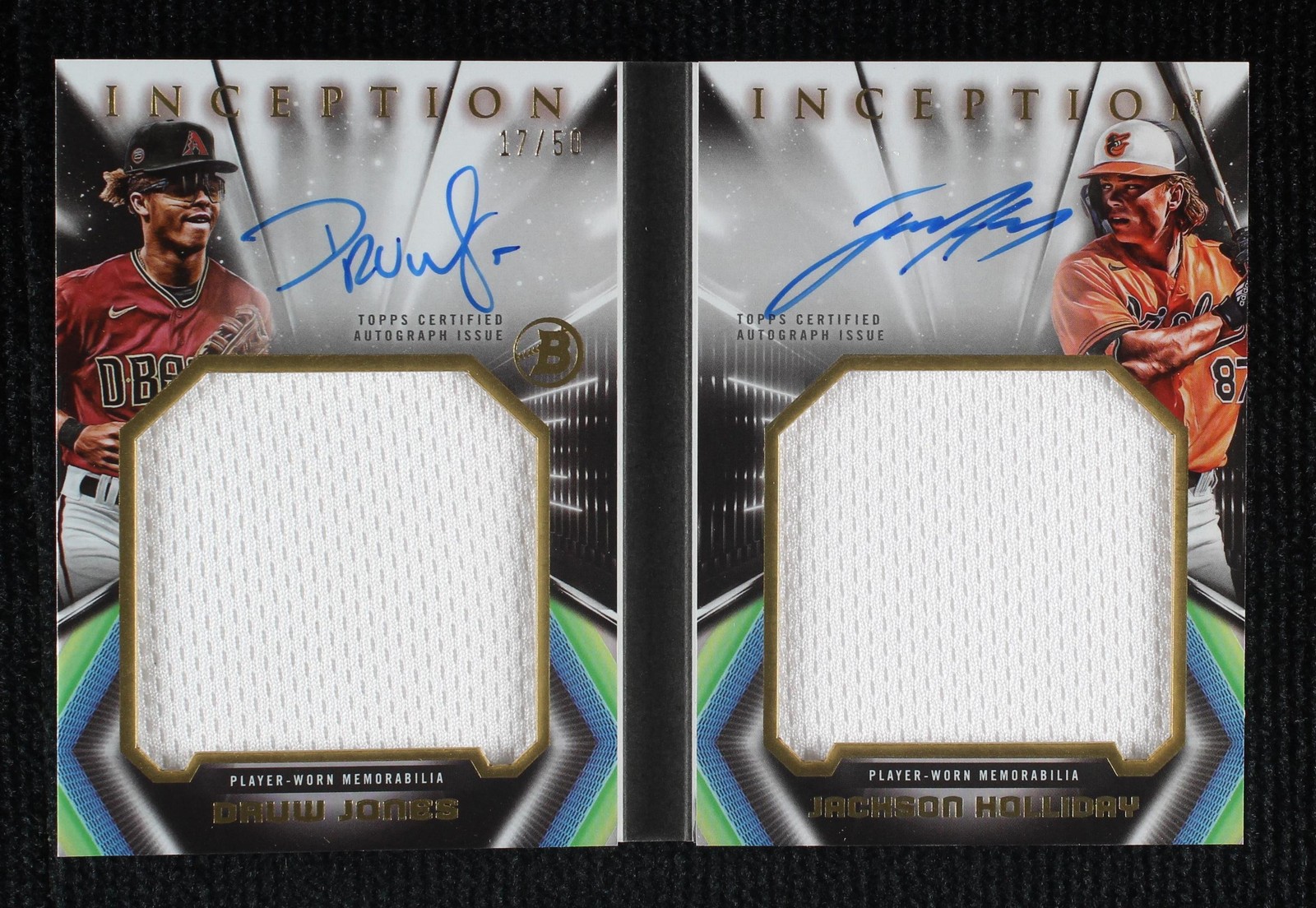 2023 Bowman Inception - Inception Autograph Jumbo Dual Relic Books ...