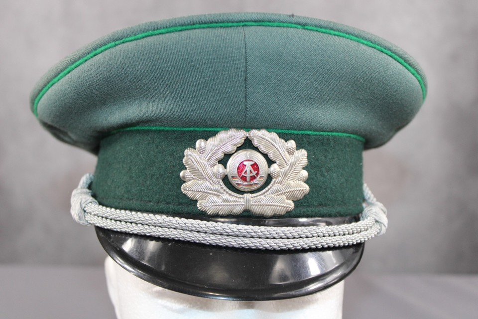 DDR VoPo East German Police Volkspolizei Officer Visor Hat Cap Size 55 ...