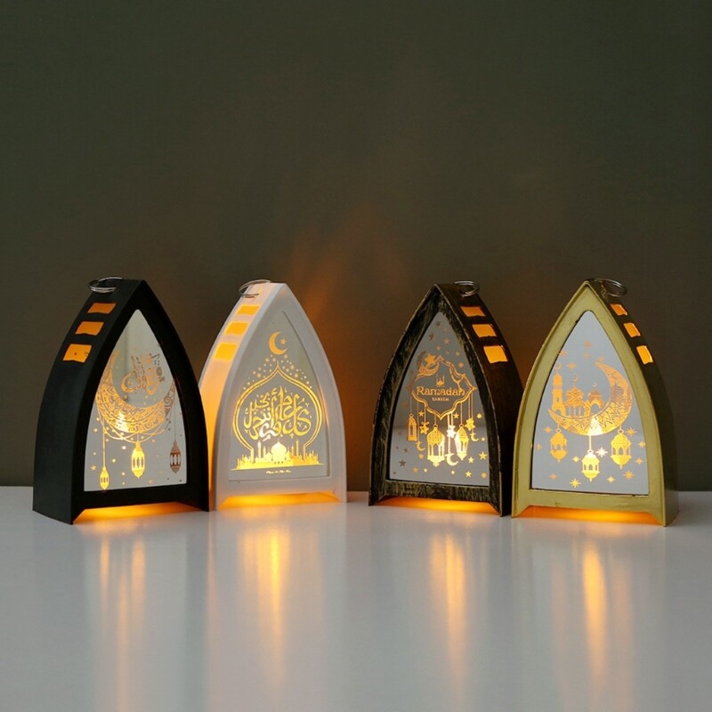 Eid Led Light Wind Lamp Desktop Decorative Ornaments Supplies | eBay