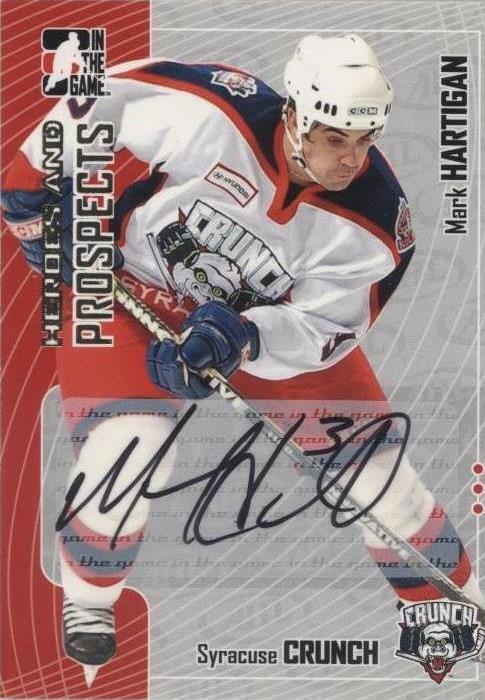 2005-06 In the Game Heroes and Prospects - Autographs Mark Hartigan #A ...