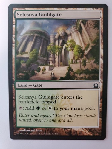 MTG Magic The Gathering Card Selesnya Guildgate Land Gate Return To Ravnica 2012 | eBay