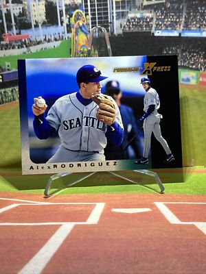 Alex Rodriguez A-Rod 1997 Pinnacle Xpress #15 Seattle Mariners NY ...