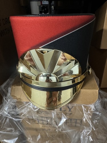 Bayly Marching Band Hat Shako Red Black Gold (32 total Hats) | eBay