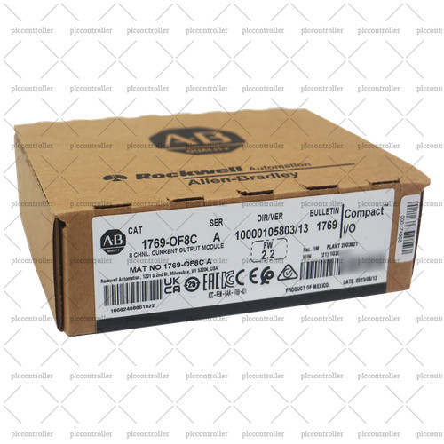 New Allen-Bradley 1769-OF8 CompactLogix 8 Channel Analog Current Output ...