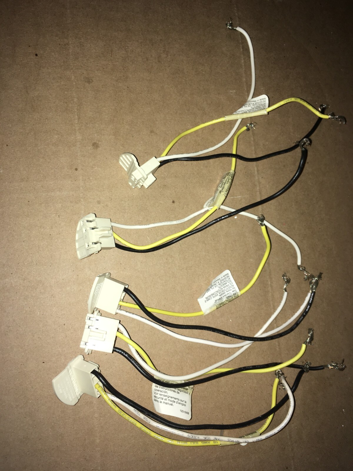 1 pigtail, FIREX Kidde 120V Smoke Detector Alarm Wiring Harness POWER ...