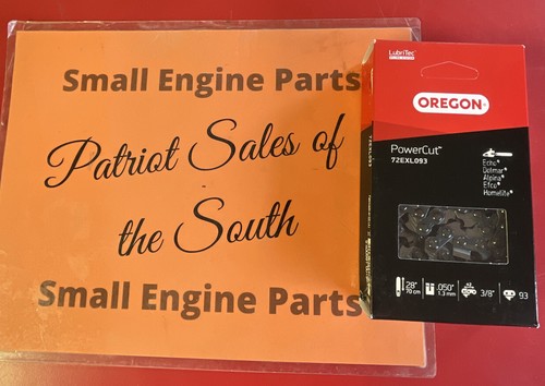 Oregon Full Chisel Chainsaw Chain 28" 72EXL093G 3/8 .050 93 DL Fits ...