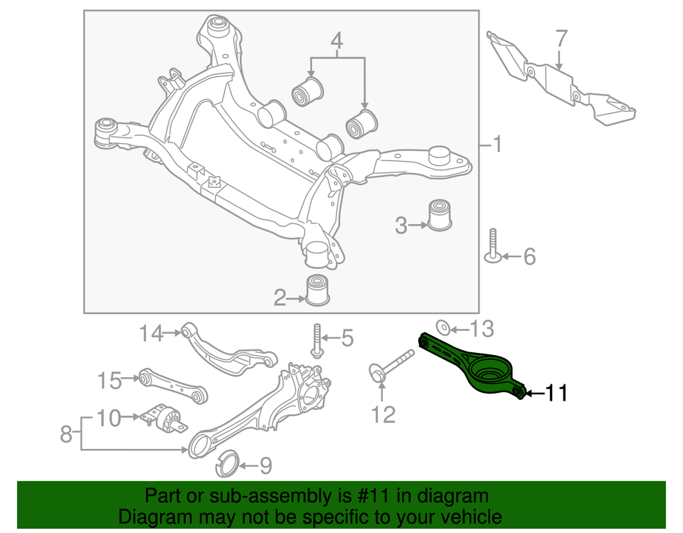 Genuine Volvo Lower Control Arm 31317602 | eBay
