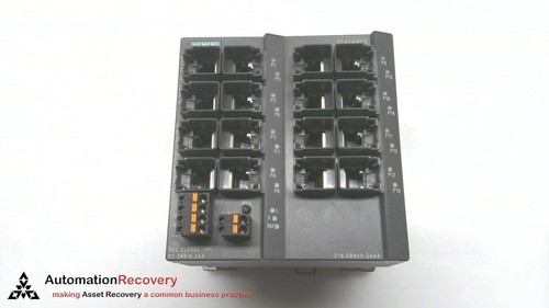 SIEMENS 6GK5216-0BA00-2AA3, SCALANCE X216 MANAGED INDUSTRIAL ETHERNET ...