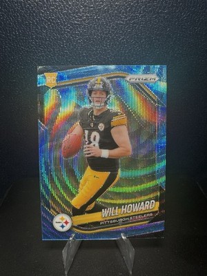 2025 Panini Prizm- Rookie Will Howard Blue Wave /230 Steelers 🔥🔥🔥🔥🔥 | eBay