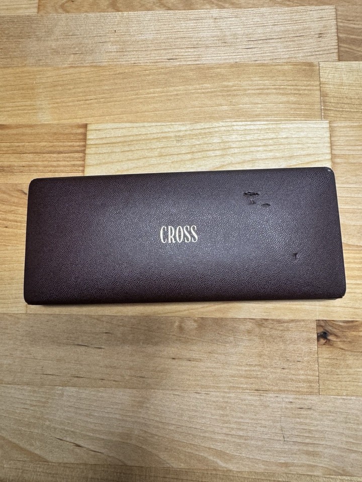 Cross 10K Gold-Filled Ballpoint Pen Pencil Set- Working- Includes Box ...