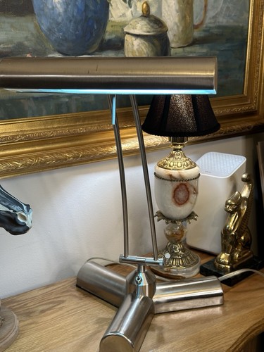 Tensor (FS125) Brushed Stainless Steel Piano Desk Lamp | eBay